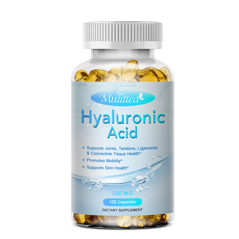 Hyaluronic Acid 200mg with 25mg Vitamin C Per Serving Supports Skin Hydration, Joints ...