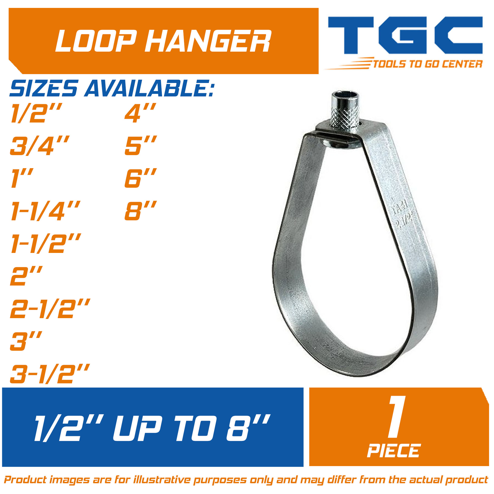 1/2 up to 8 inches Loop Hanger TGC | Lazada PH