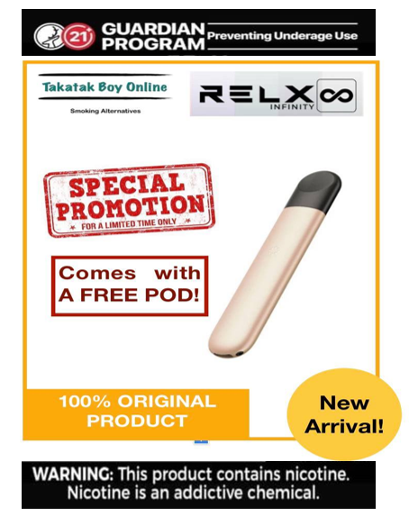 Relx Infinity Device Gold | Lazada PH