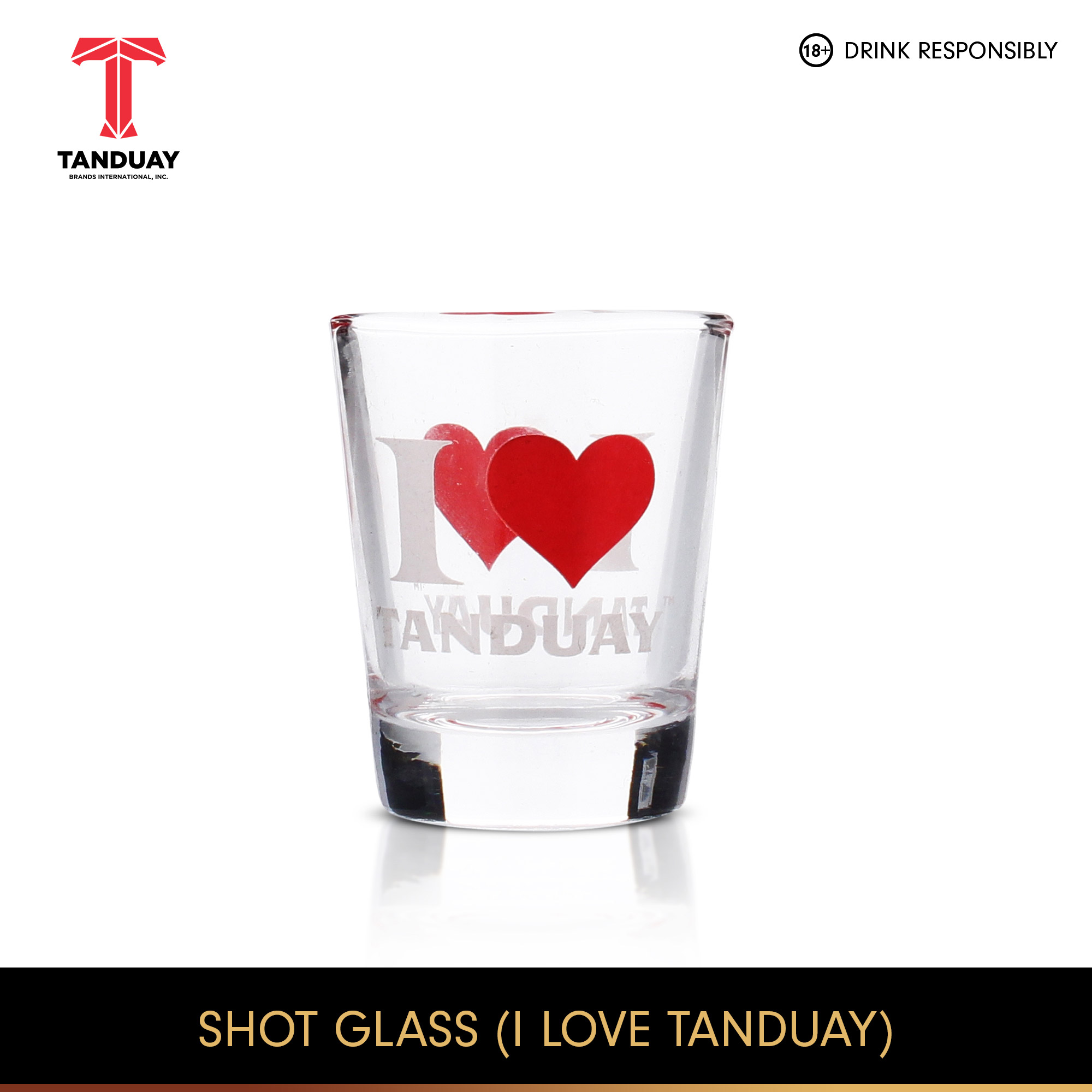 Tanduay Shot Glass (I Love Tanduay) | Lazada PH