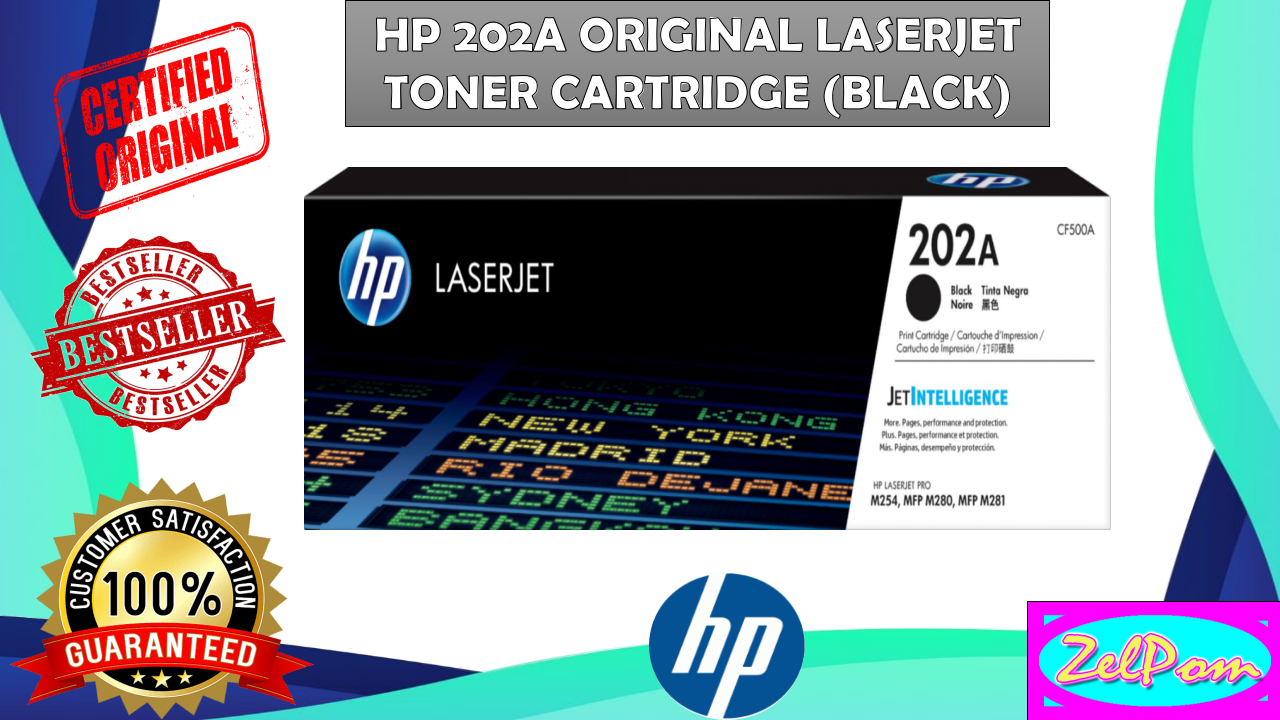 HP 202A ORIGINAL LASERJET TONER CARTRIDGE (BLACK) | Lazada PH