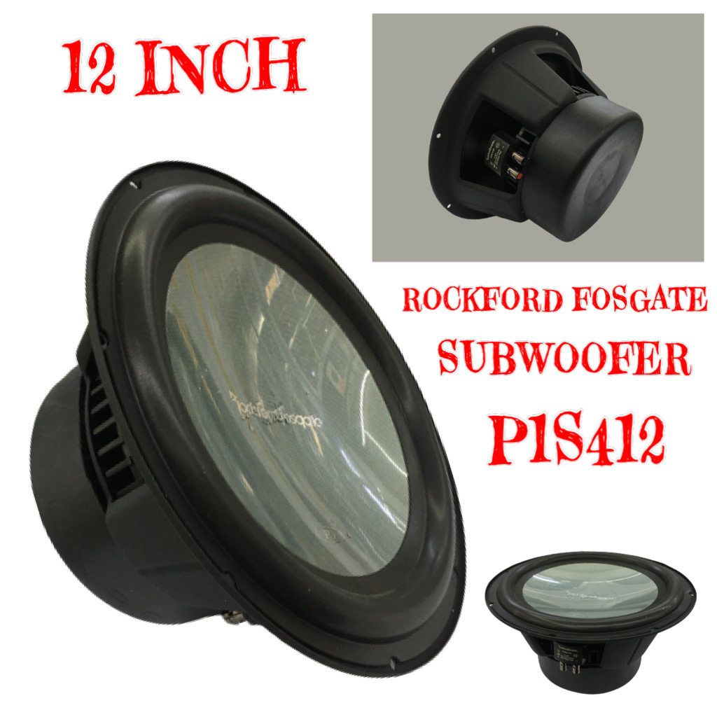 MCPA 12 Inch Single ROCKFORD FOSGATE P1S-412 300W (150W RMS) Series ...