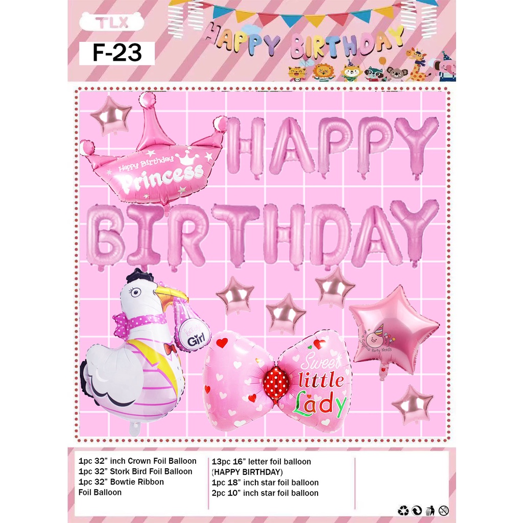 Violet and Pink Theme Party Balloon Garland Decoration Set Debut ...