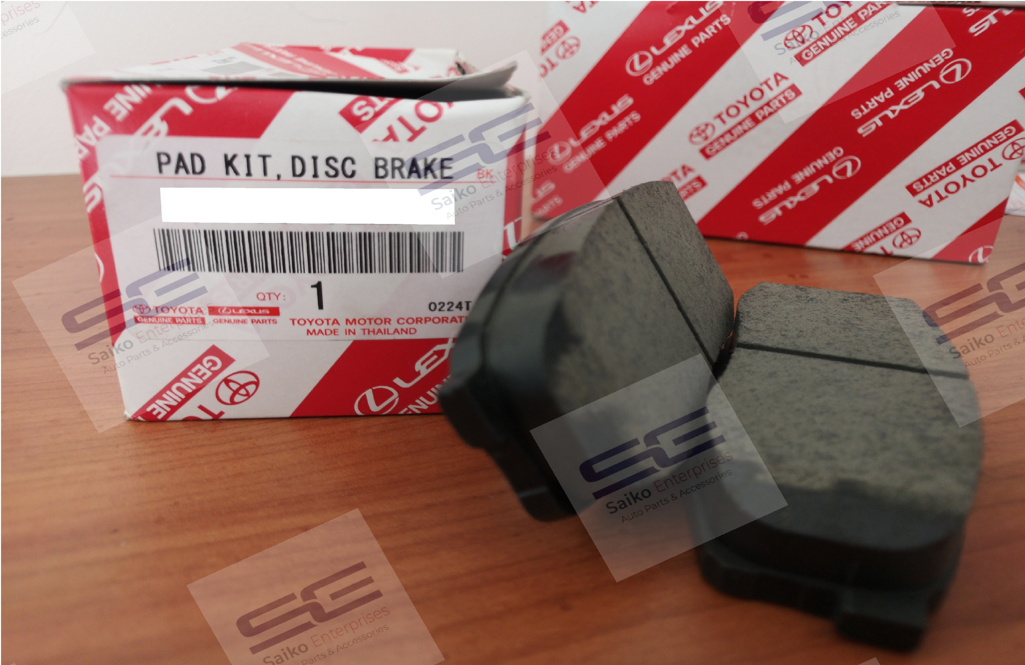 Toyota Land Cruiser LC200 Sequoia Tundra LX570 Lexus Rear Brake Pads ...