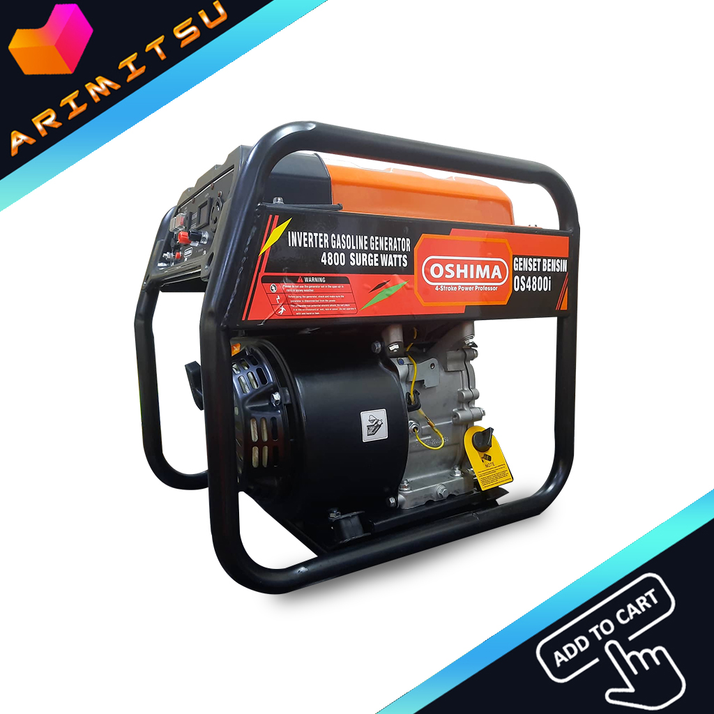 Oshima 2 OS4800i Horse Power Double Cylinder Portable Gasoline ...