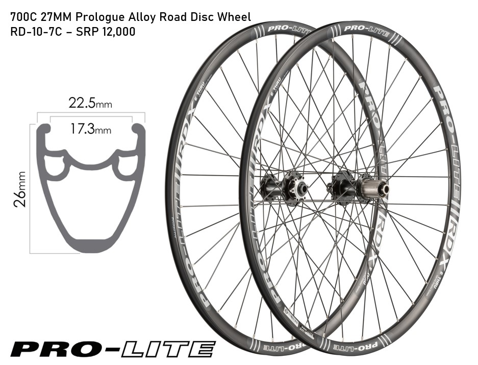Prolite Prologue RD-10 700C 27mm Profile Alloy Clincher Road Disc Brake ...