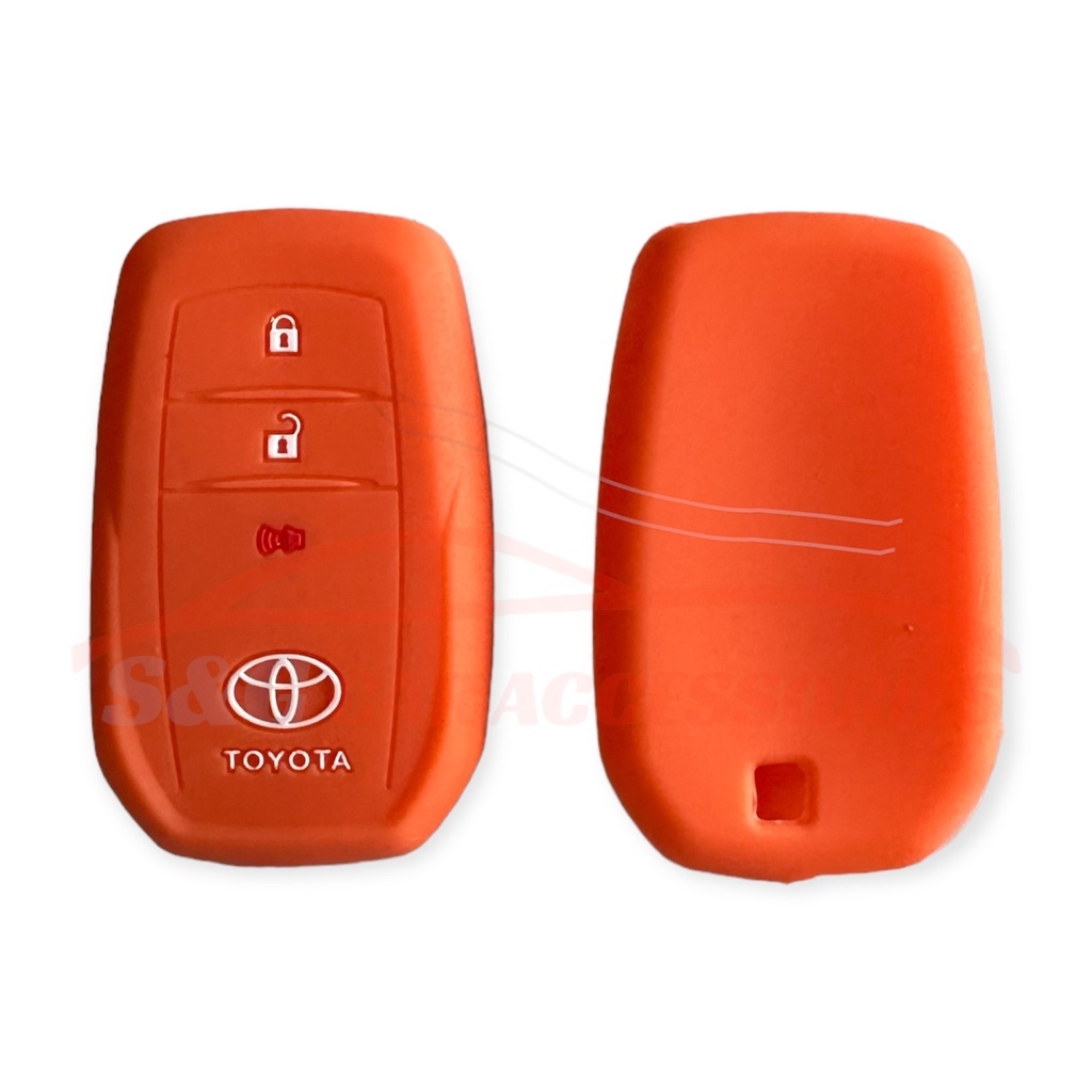 SG Toyota Hilux Conquest / Fortuner 3 buttons Silicone Car Keyless ...