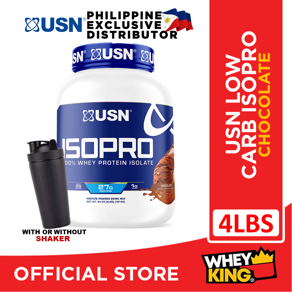 WHEY PROTEIN IsoPro 100% Whey Protein Isolate Powder by USN. Lactose ...