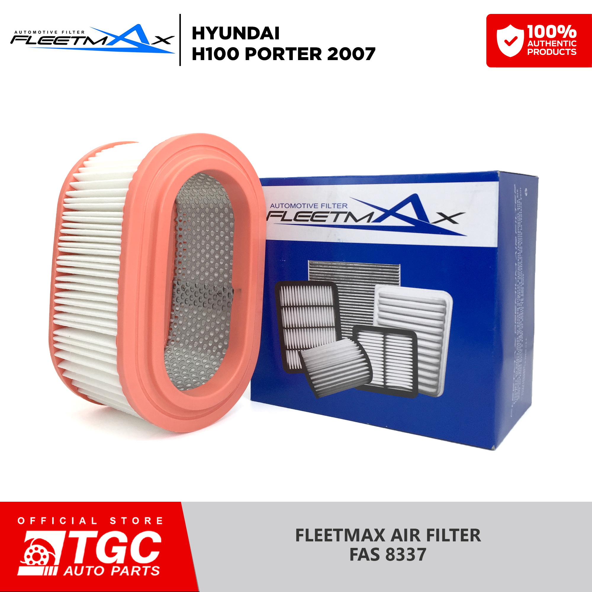 Fleetmax Air Filter / Air Cleaner Hyundai H100 Porter 2007 - 2016 ...