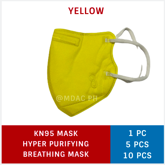 KN95 5D Mask Made in Korea Hyper Purifying Breathing Mask White Black ...