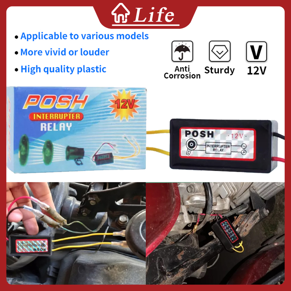 Pinph Posh Horn Relay Interrupter Rapid Motorcycle Retrofit Accessories ...