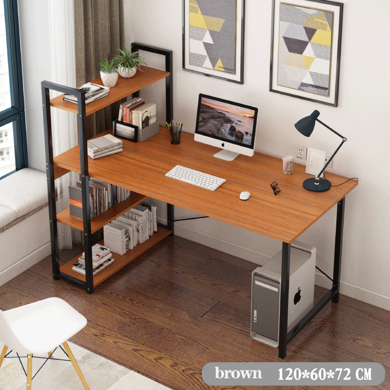 Steel Wood Table Computer Desk Furniture computer desk for student with ...