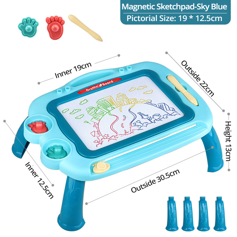 Magnetic Magic Slate，Mini Graffiti Board Magnetic Magic Sketchpad Slate ...
