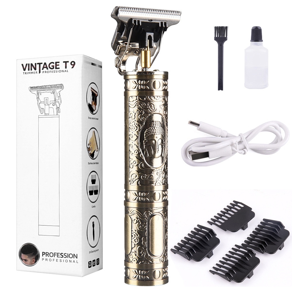 Men Shaver Haircut Clipper with Guide Combs USB Electric Hair Clipper ...