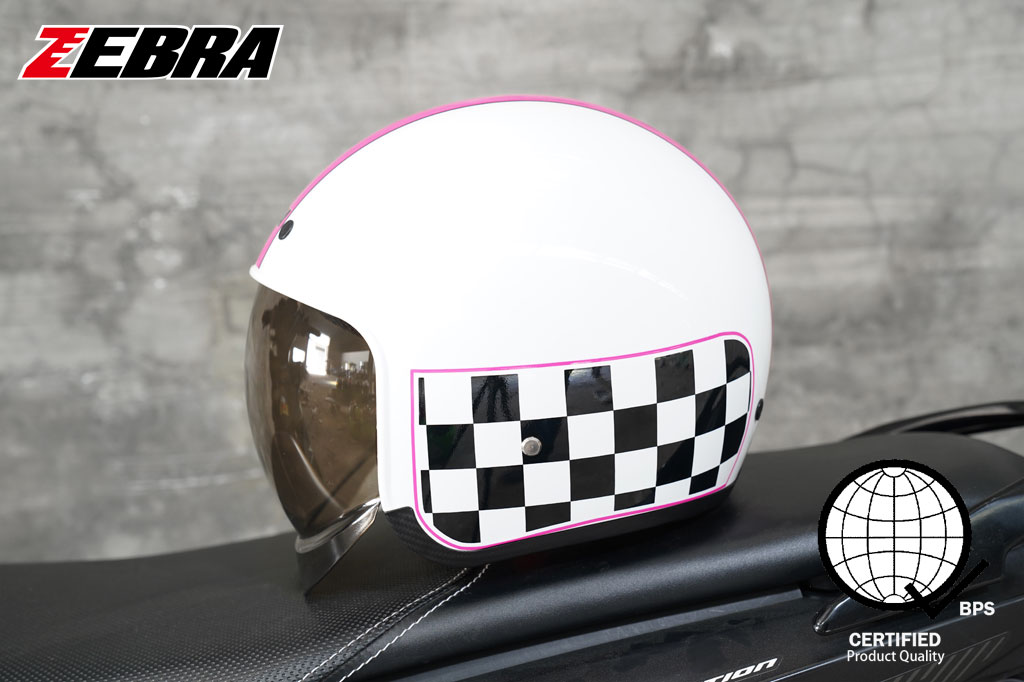 Zebra Classic Helmet 603 Motorcycle Helmet Half face Zebra original ...