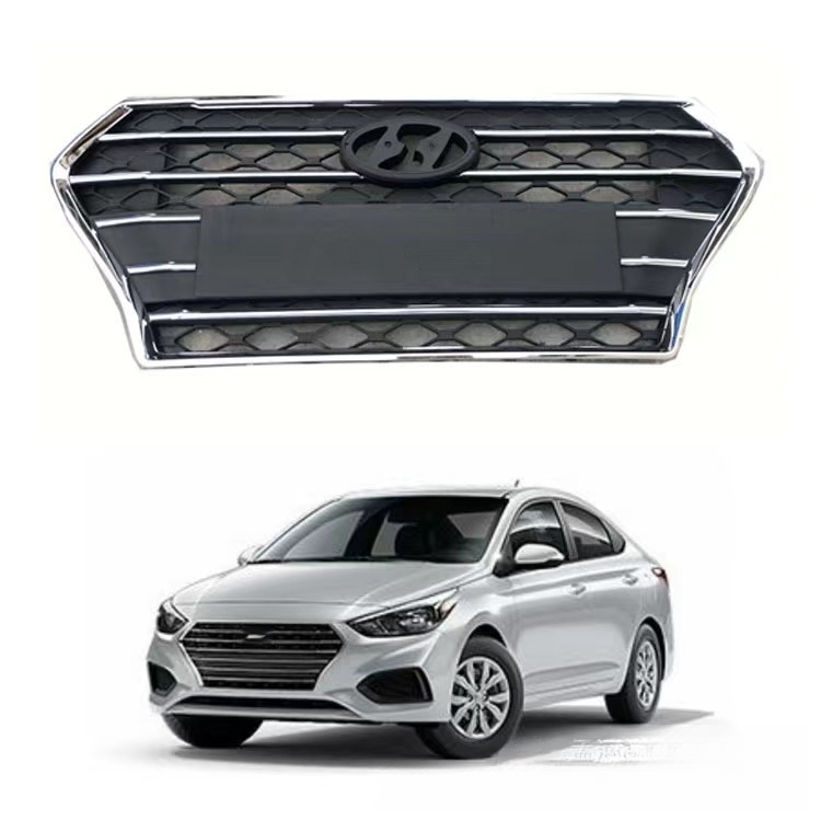 Hyundai Accent Grille 2019-2022/Solaris Verna/5th Generation/Sedan ...