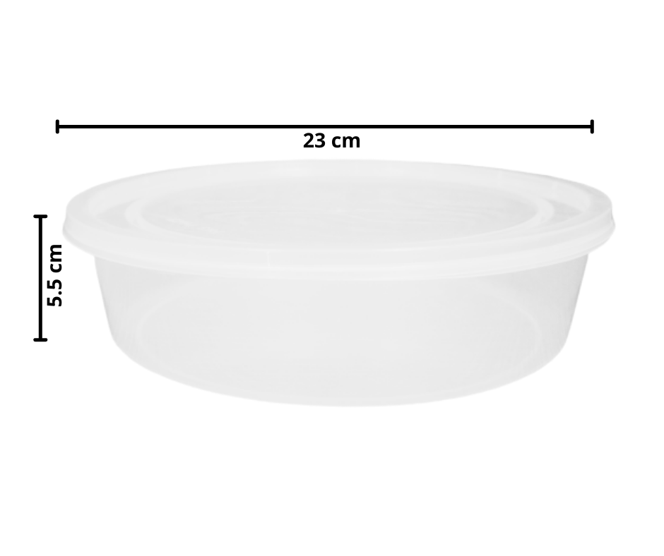 10 pcs 2000ml 70oz Round Microwavable Container | Lazada PH
