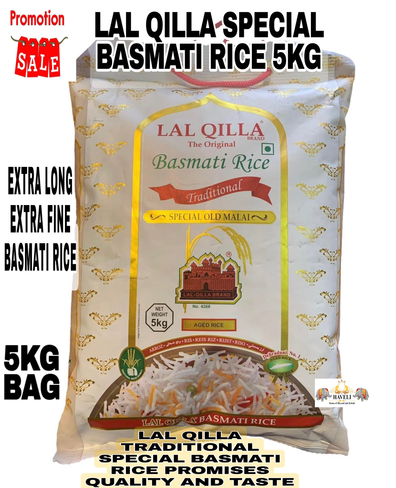 Lal Qilla Traditional Special Basmati Rice Special 5KG Bag | Lazada PH