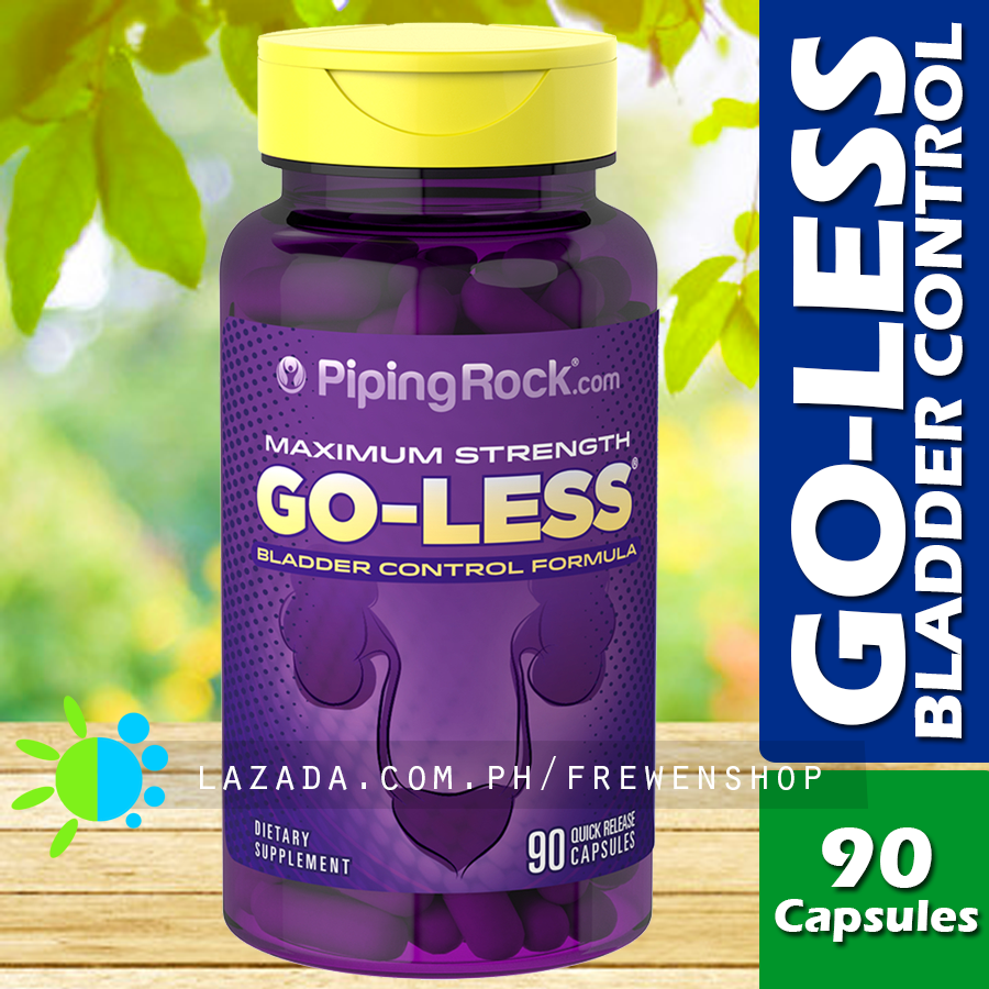 GO-LESS BLADDER CONTROL FORMULA 90 Capsules Maximum Strength for ...