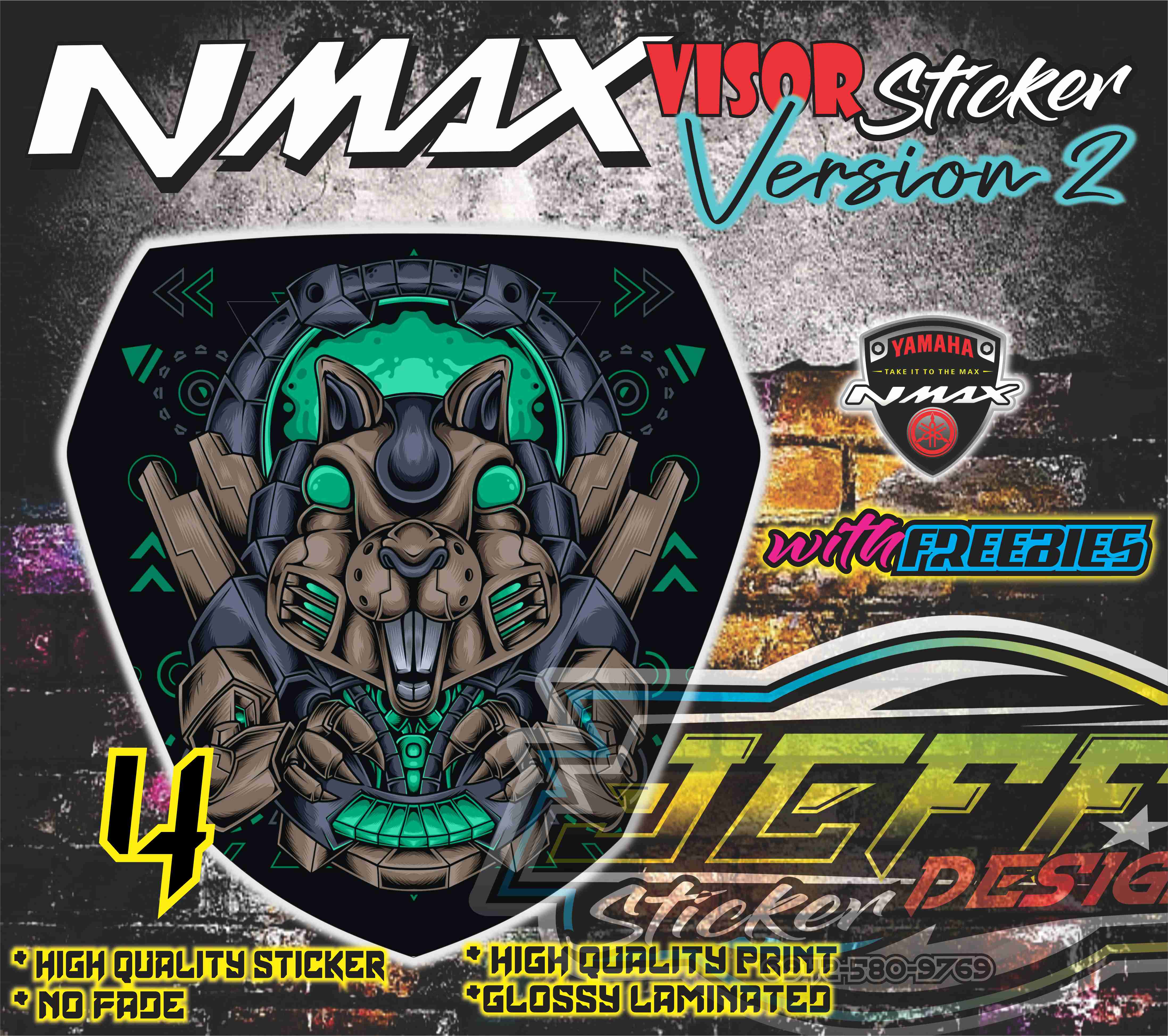 NMAX VISOR STICKER | Lazada PH