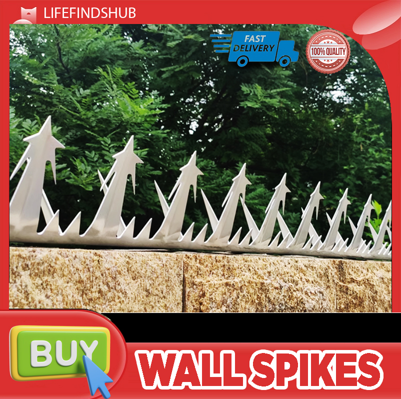 Galvanized Steel Anti-Climb Wall Spikes Metal Anti Climb Fence Security ...