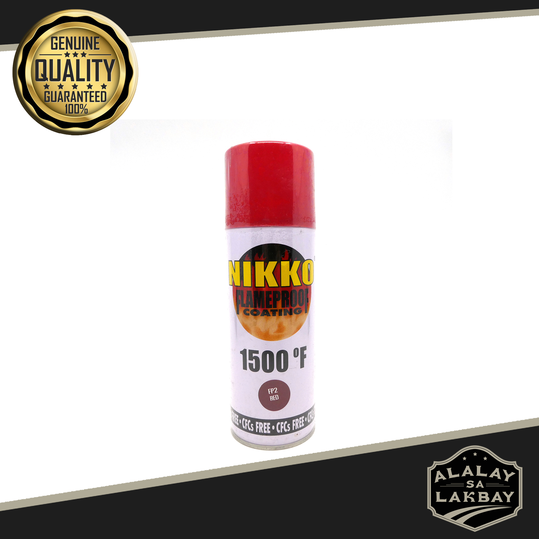 Nikko Spray Paint Flameproof in Red FP2 (1 pc) | Lazada PH