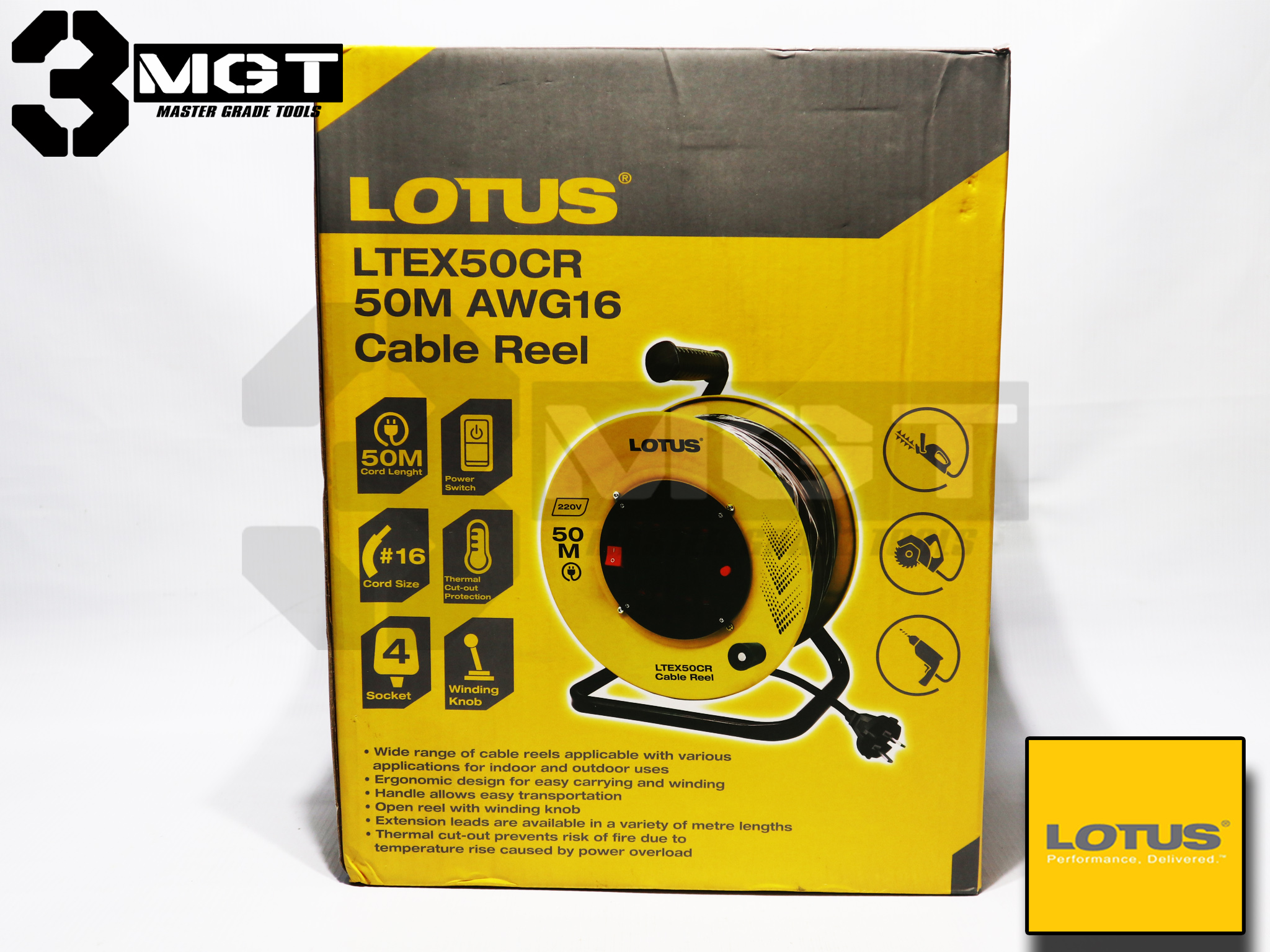 Lotus LTEX50CR 50M AWG16 Cable Reel | Lazada PH