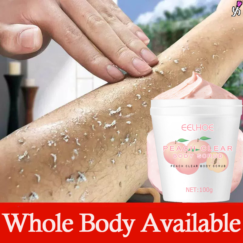 Body Scrub Cream Peach Whitening Exfoliator & Moisturizing 100g | Lazada PH