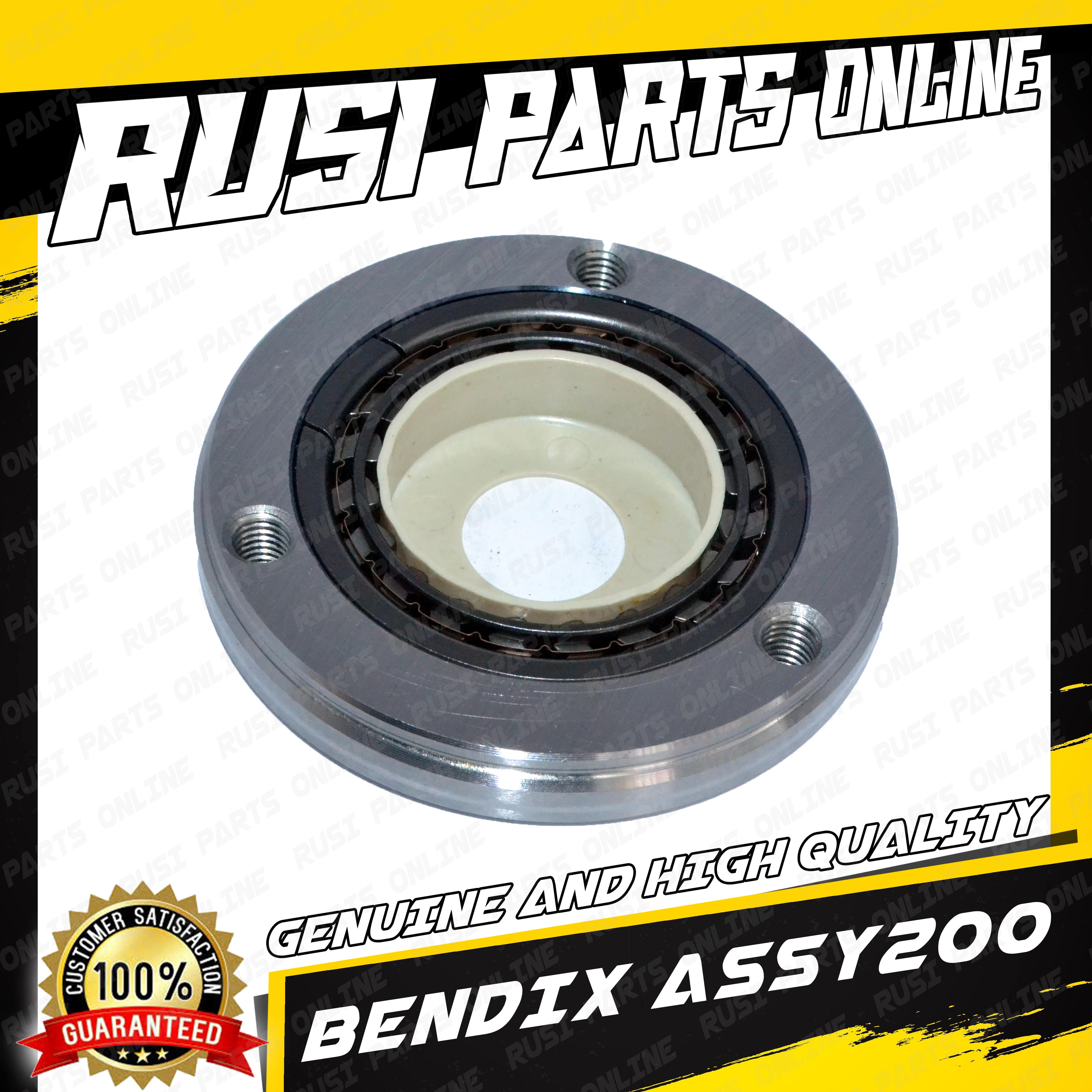 RUSI Bendix Drive Assy SSX200/ KRZ200/ MP100 Bendix Assy/ rusi 125 ...