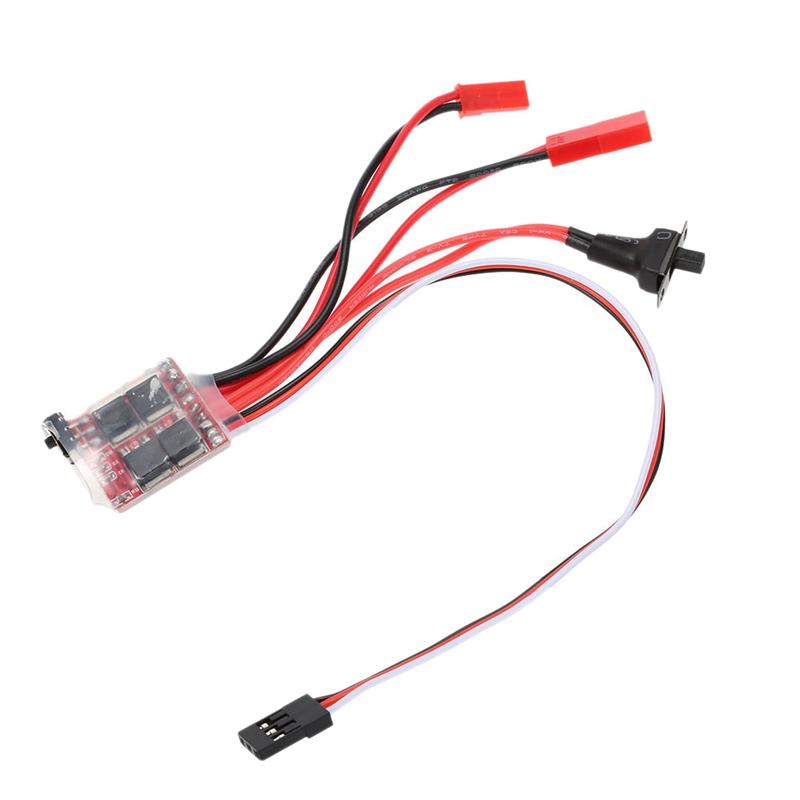 30A Mini Brushed ESC Brushed Electronic Speed Controller for RC Car for ...