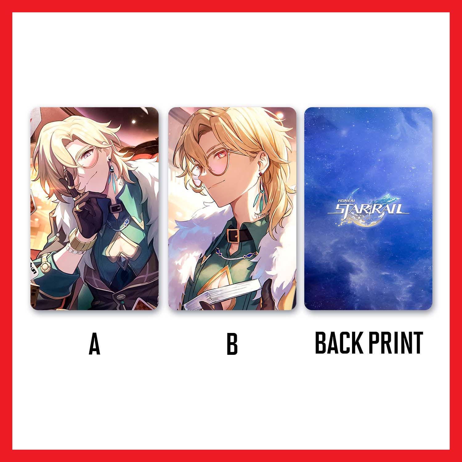BACK-TO-BACK HONKAI STAR RAIL PRESERVATION CHARACTERS PHOTOCARDS HD ...