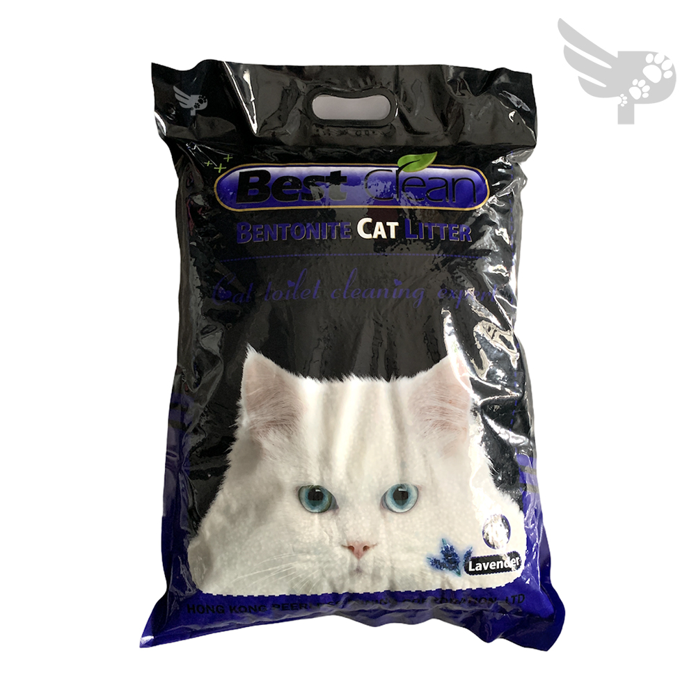 BEST CLEAN BENTONITE CAT LITTER LAVENDER 10L - petpoultryph | Lazada PH