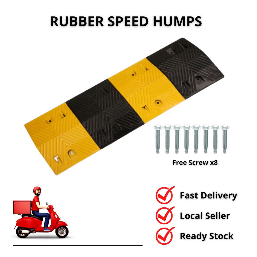 Rubber Speed Humps With (8) pcs. Bolts | Lazada PH