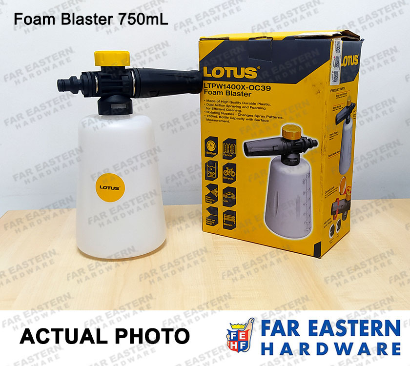 LOTUS Pressure Washer 5m Hose Spray Gun Nozzle Foam Blaster Inlet for ...