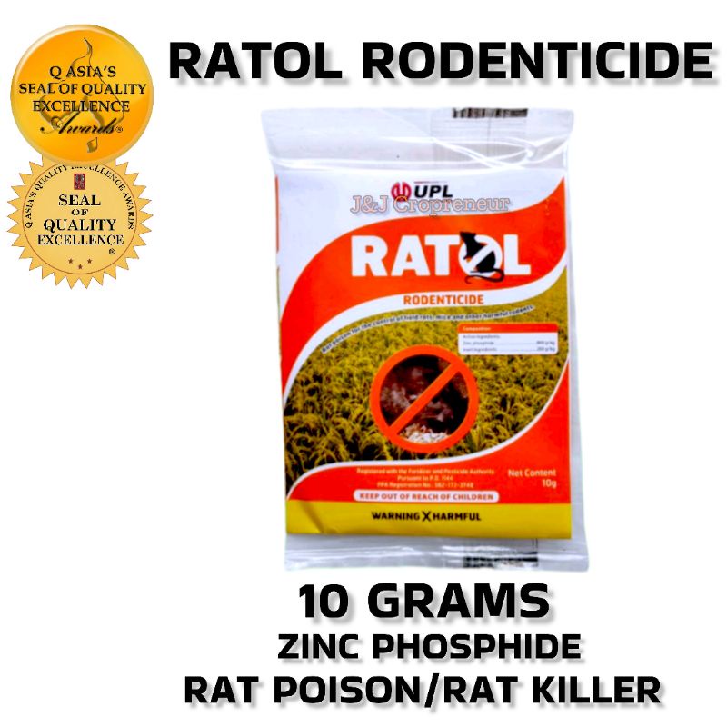 RATOL (ZINC PHOSPHIDE) – RACUMIN / RAT POISON / RAT KILLER ...