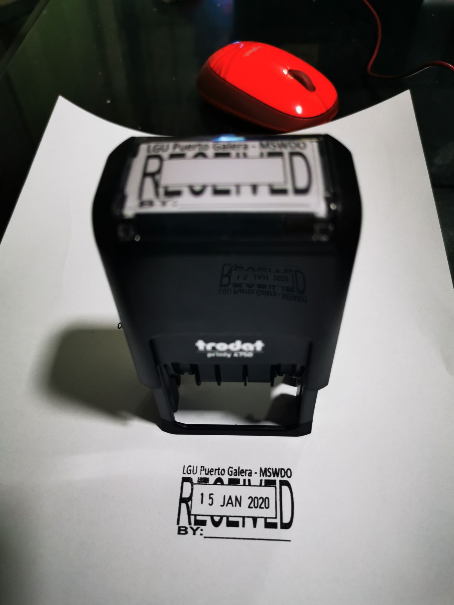 TRODAT DATER CUSTOMIZED SELF INKING STAMP | Lazada PH