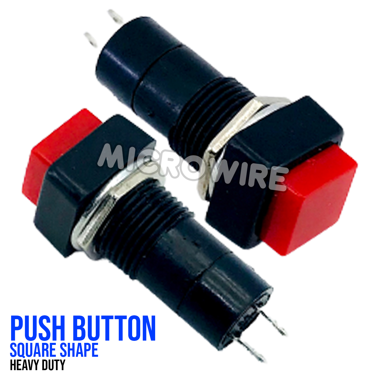 Push Button Square Shaped 2 Pins Heavy Duty | Lazada PH