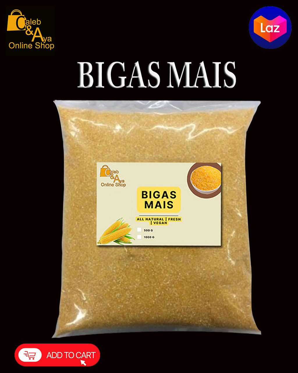 Bigas Mais (Corn Grits)1 kg | Lazada PH