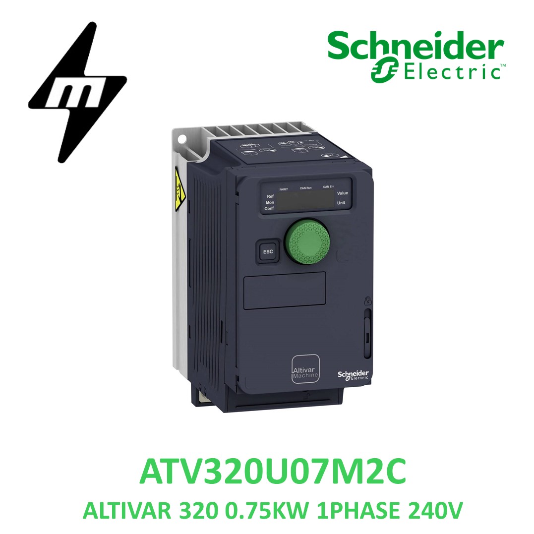 Schneider Electric VFD Altivar Machine ATV320U07M2C Variable Frequency ...