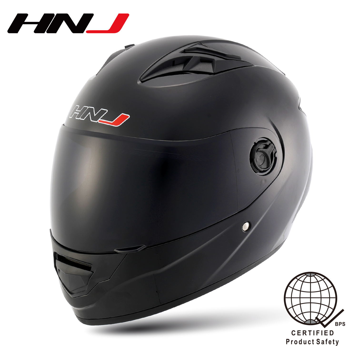 Motors Alliance HNJ 855 Full Face Motorcycle Helmet Dark Smoke Visor ...