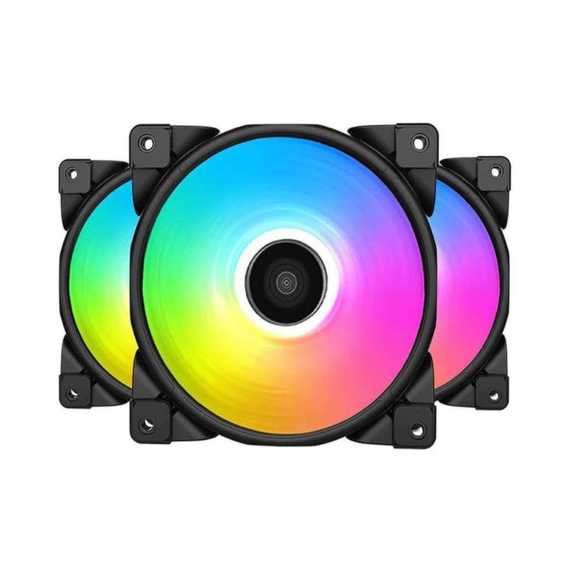 PCcooler HALO RGB Fan 3 in 1 Kit 120mm PWM FRGB Cooling fan RGB Case ...