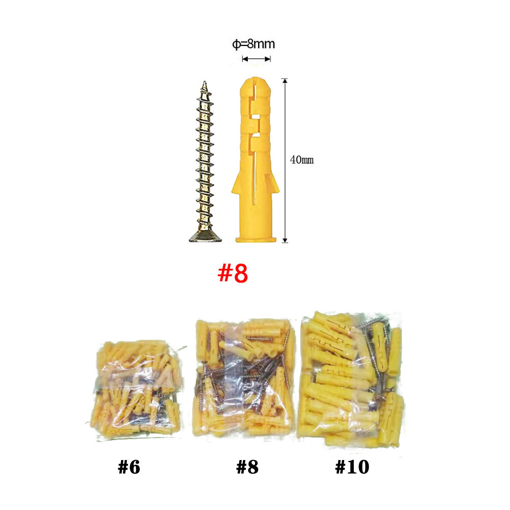 Tox W/ Screw #6, #8, #10 Expansion Tube Metal Screw kit Self Tapping ...