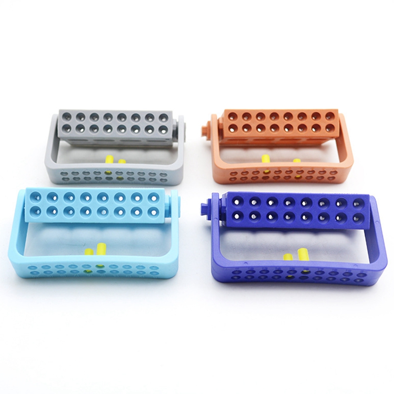 5 PCS Endo Block with Memory Function 16-Hole Endodontic File Rack ...