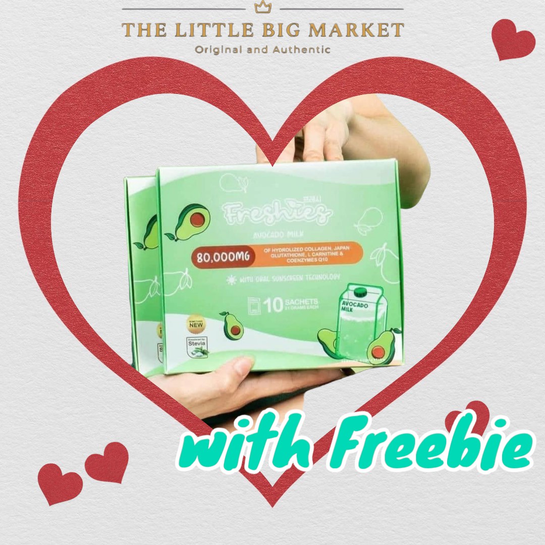 Freshies Avocado Milk Collagen Drink 1 box(10 sachets) by Juju Glow ...