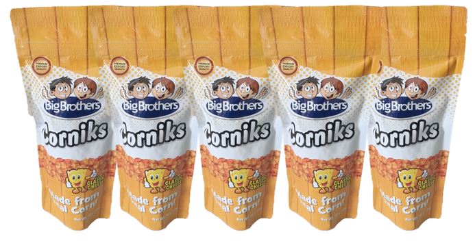 BIG BROTHERS CORNIKS CLASSIC CHEESE 90 GRAMS ( SOLD's 5's x 90 grams ...