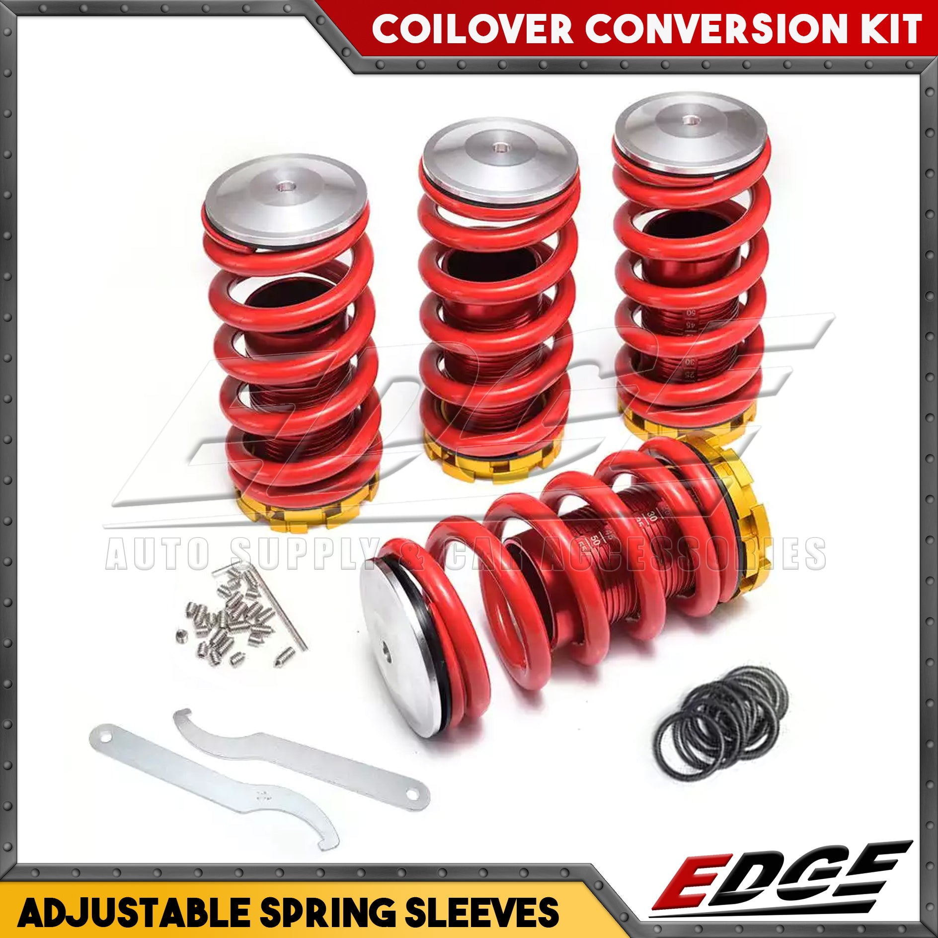Coilover Conversion Lowering Kit Adjustable Coil Spring Sleeves | Lazada PH