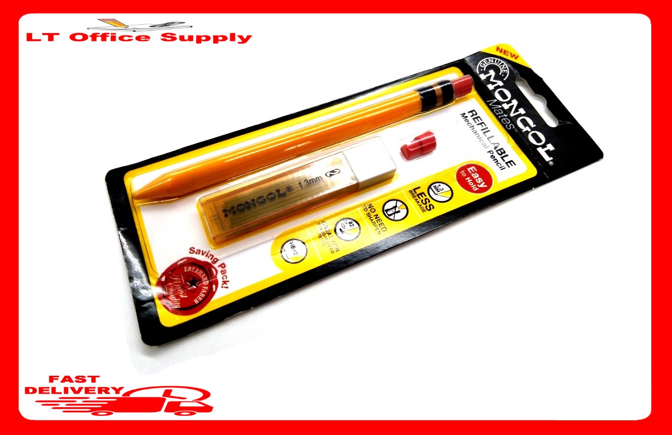 Mongol Mates Refillable Mechanical Pencil Set Drawing Sketching Pencils ...