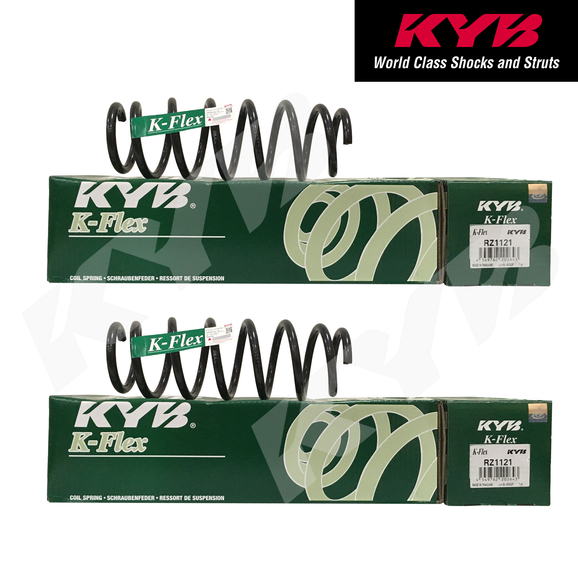 KYB KAYABA Coil Spring Front for Mitsubishi Mirage Hatchback and G4 ...