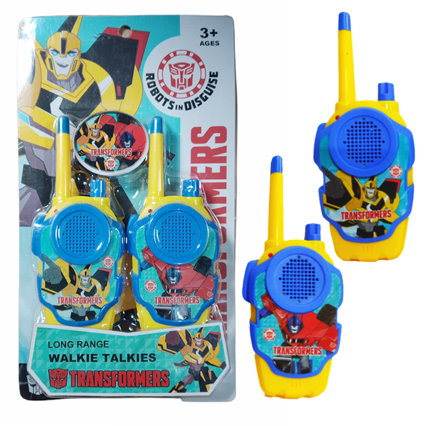 2 Pcs Transformed Robot Kids Walkie Talkie Portable 2 Way Toy Radios ...