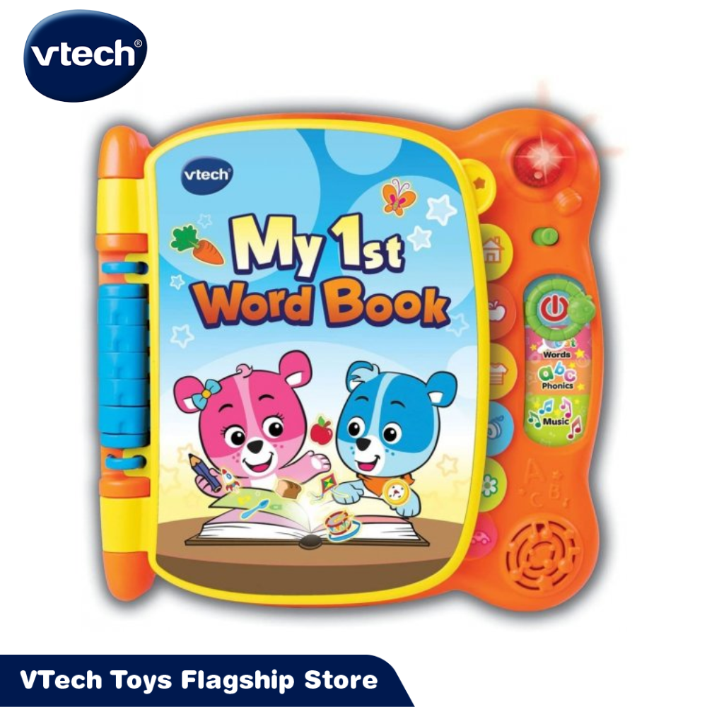 Vtech Touch & Teach Word Book / My First Word Book Baby Toddler Toy ...